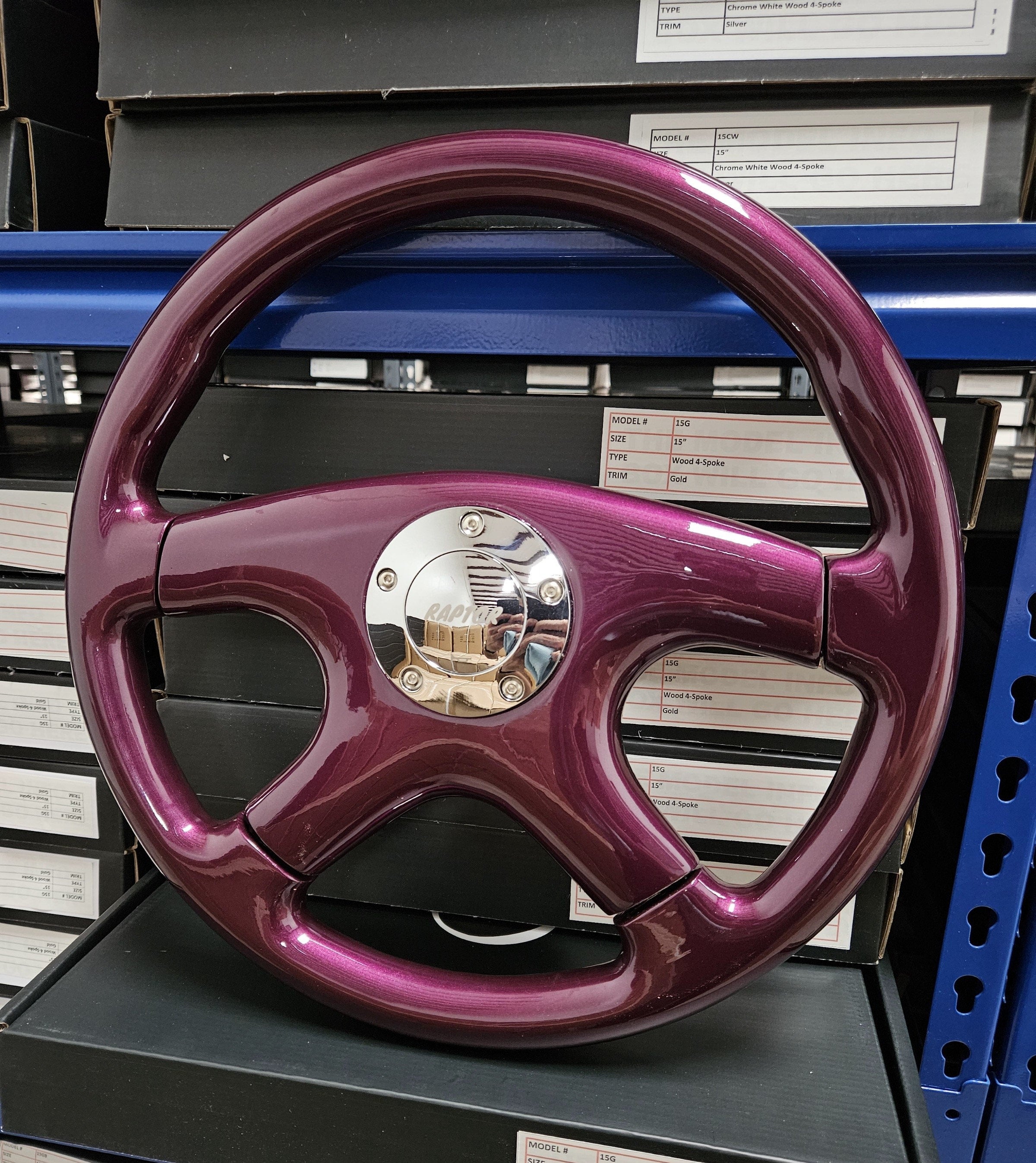 Dark Purple Removable Steering Wheel